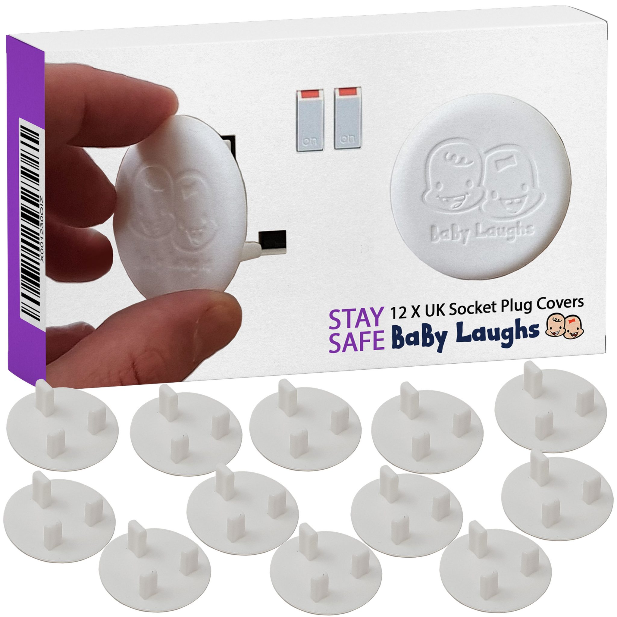 Child Proof UK Socket Plug Covers – Socket Protectors – 12 Pack of Plug ...